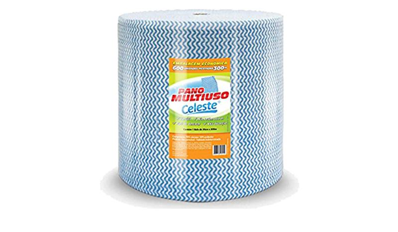 Pano Multiuso Slim 240 Metros Bobina Azul Tipo Perflex - Embakeep ...