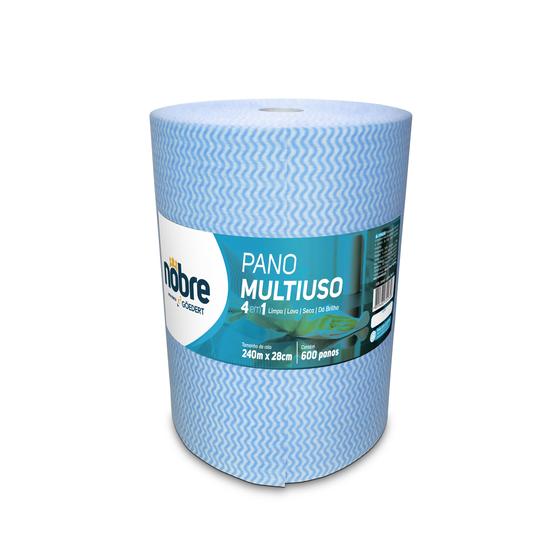 Pano multiuso slim azul nobre - rolo c/ 28x240m picotado 600 panos ...