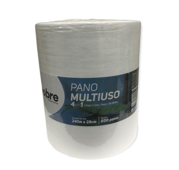Pano multiuso slim branco nobre - rolo c/ 28x240m picotado 600 panos ...
