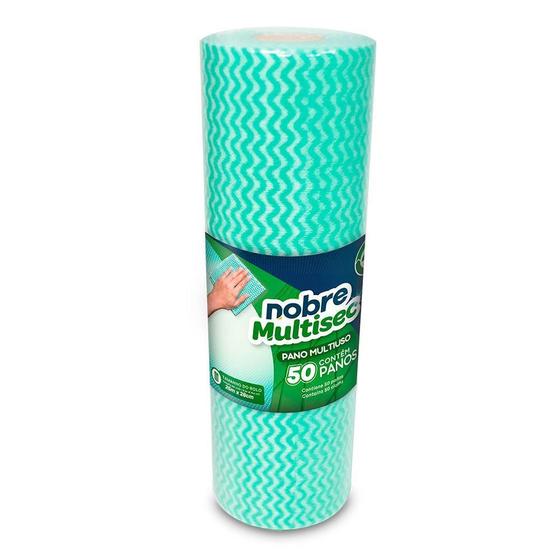 Pano Multiuso Slim Nobre Verde 28cm x 25m - Limpeza Geral - Pano ...