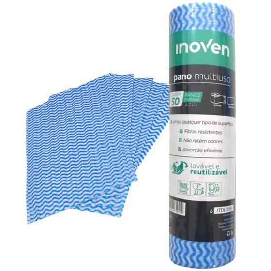 Panos Multiuso Perfex Bobina Descartável Rolo Com 50un 28x50cm - Inoven ...