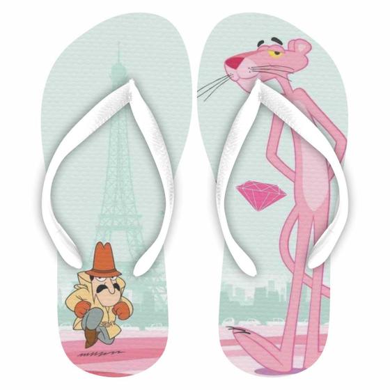 Pantera cor de Rosa e Inspetor Chinelo do Tigre Rosa Paris. Presente ...