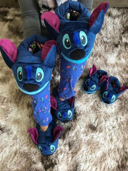 Pantufa 3D infantil e adulto Stitch/ Filme Lilo e Stitch - RV chinelos ...