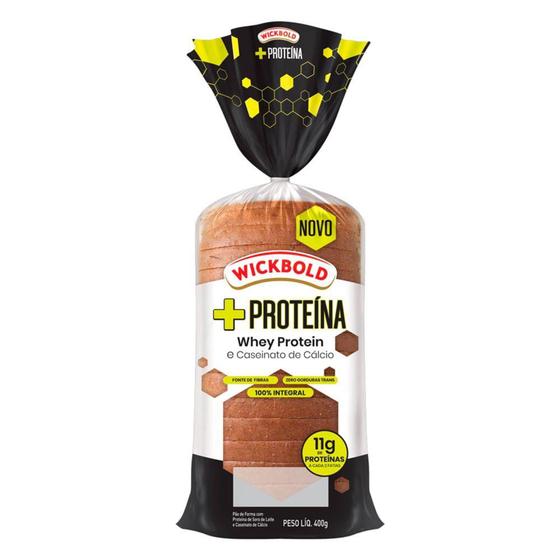 Pão de Forma Wickbold + Proteína Whey Protein 400g - Wick Bold - Pão ...