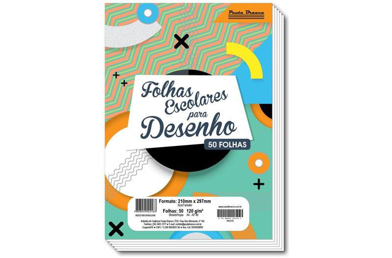 Papel A4 120g Pauta Branca branco 50 folhas - Papéis - Magazine Luiza