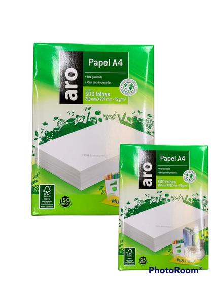 Papel A4 Aro 1 pacote - Papéis - Magazine Luiza