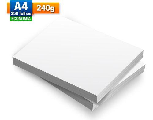 Papel A4 - Offset Sulfite 240g - 250 Folhas - Chambril - Papel Sulfite ...