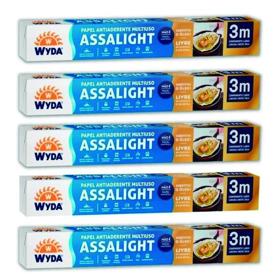 Papel assalight premium 3m wyda 5 rolos - Papéis - Magazine Luiza