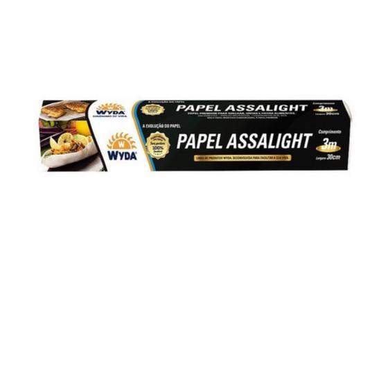 Papel Assalight Rolo Wyda Fritar Grelhar Untar Alimentos 3m - Papéis ...