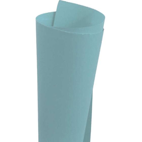Papel Cartolina Dupla Face Color SET 47,5X66CM Azul Bebê Pacote com 20 ...