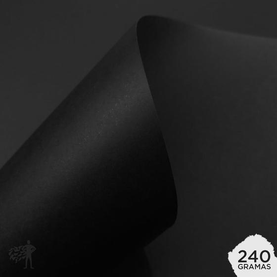 Papel Color Plus 240g A4 Los Angeles (Preto) 10 folhas - Fedrigoni ...