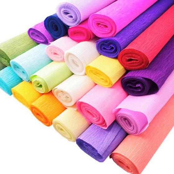 Papel Crepom Unidade 48cmX2m Cores C 10 Unidades - Reipel - Papel ...