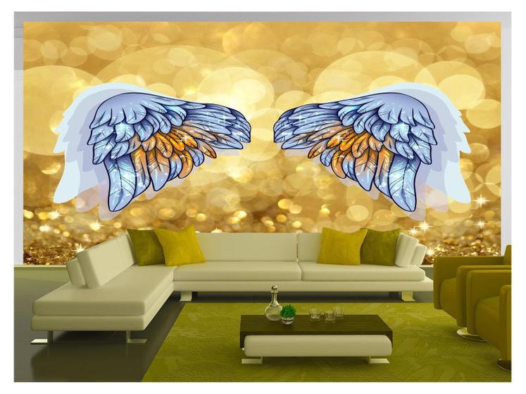 Papel De Parede 3D Arte Asas Selfie Insta Cores 3,5M Tra197 - Você ...