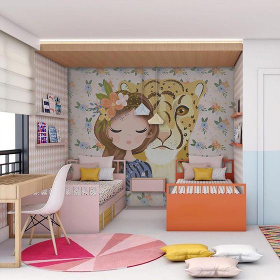 Papel de Parede Adesivo Amiga da Onça M2 - Vipe Paper - Papel de Parede ...