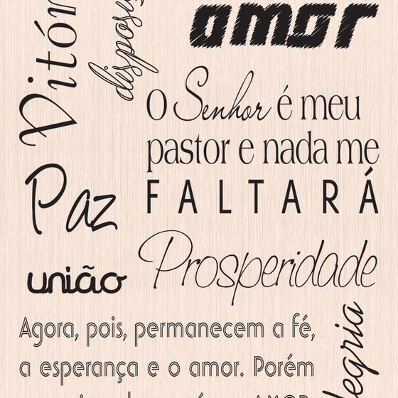 Papel de Parede Adesivo Autocolante Vinil Casual Frases E Palavras ...