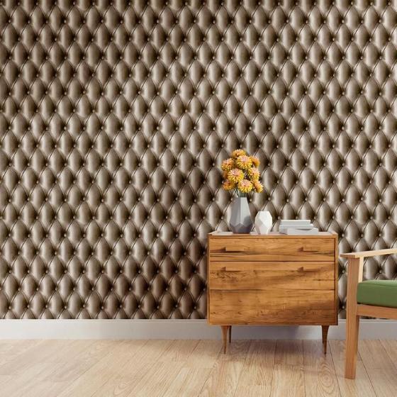 Papel De Parede Adesivo Capitonê N011053 Rolo 0,58X3M - Adesivo Br ...