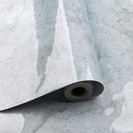 Papel de Parede Adesivo Lavavel HD Pedra Marmore Cinza Lua - Open Star - Papel de Parede ...