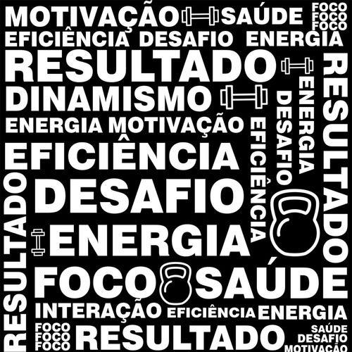Papel De Parede Decorativo Academia Motivacional - 3,30m - DEKAL DECOR ...