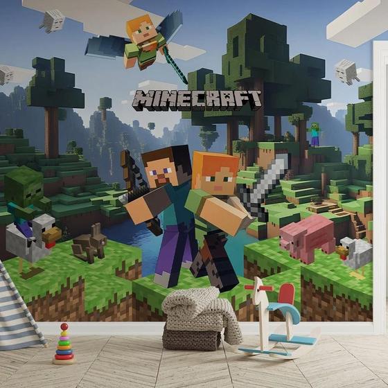 Papel de parede Minecraft AL 01 - AloPapers - Papel de Parede ...