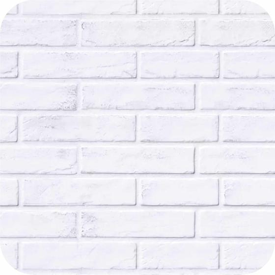 Papel De Parede Tijolo Branco Rústico A336 Adesivo 3m - Quartinho ...