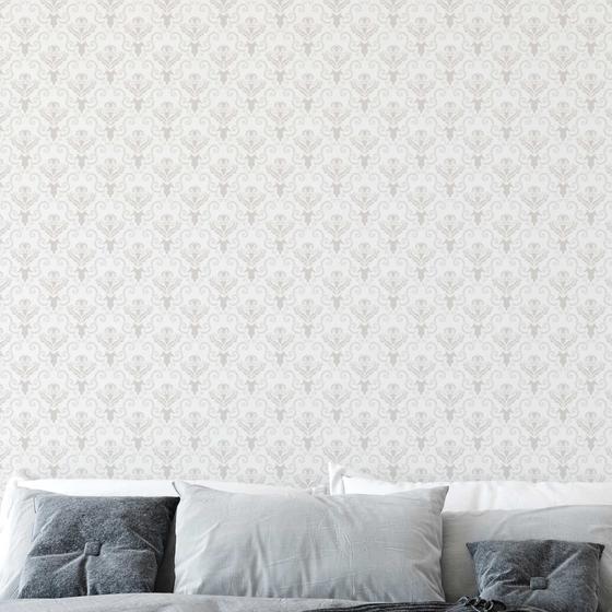 Papel De Parede Vinílico Provençal Clássico Sala Quarto 1.5m ...