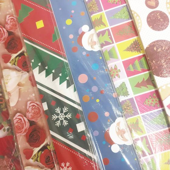 papel de presente decorado 69X99cm com 20 FOLHAS - SAMPA CAIXAS - Caixa ...