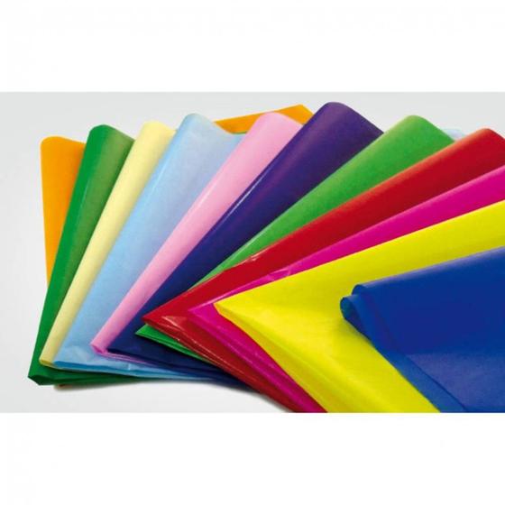 Papel de Seda 10 folhas - Diversas Cores - não tem - Papel de Seda ...