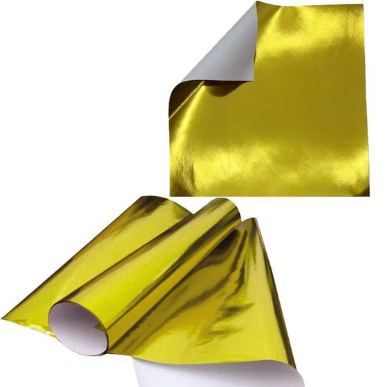 PAPEL DOURADO LAMINADO / ARTESANATO 250g A4 - 10 FOLHAS - Master Print ...