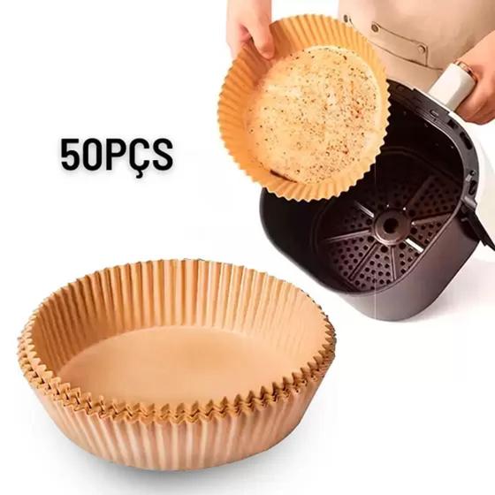 Papel Forro Forma Descartável Kit Para Não Sujar Air Fryer - Top Chef - jr - Papel Manteiga ...