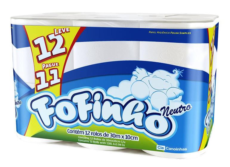 Papel Higiênico Fofinho Com 12 Unidades - Papel Higiênico - Magazine Luiza