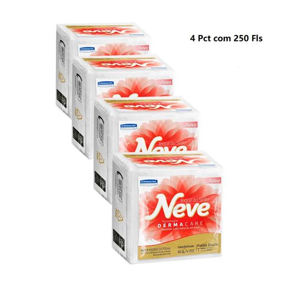 Papel Higiênico Neve Folha Dupla Cai-Cai C/ 1.000 Fls - Kimberly Clark ...