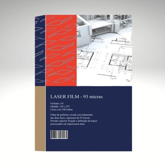 Papel Laser Film A4 93mc 210x297 com 100 Folhas - Mares - Papéis ...