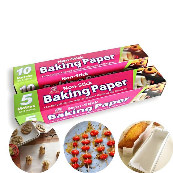 Papel Manteiga Antiaderente Para Assar, 20m, 10m, 5m, Folhas Para Assar, Linha De Óleo E ...