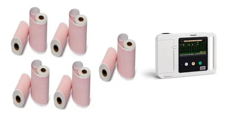 Papel Para Eletrocardiograma Ecg Tc10 Philips - 10 Bobinas - TENCO ...