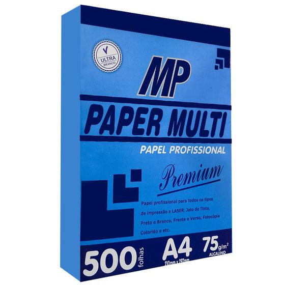 Papel Sulfite A4 Paper Multi 500 Folhas - MP - Papel Sulfite - Magazine ...