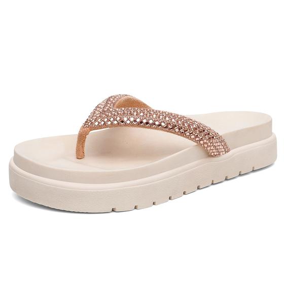 Papete Chinelo De Dedo Plataforma Sandália Flatform Puffer Tamanco Leve ...