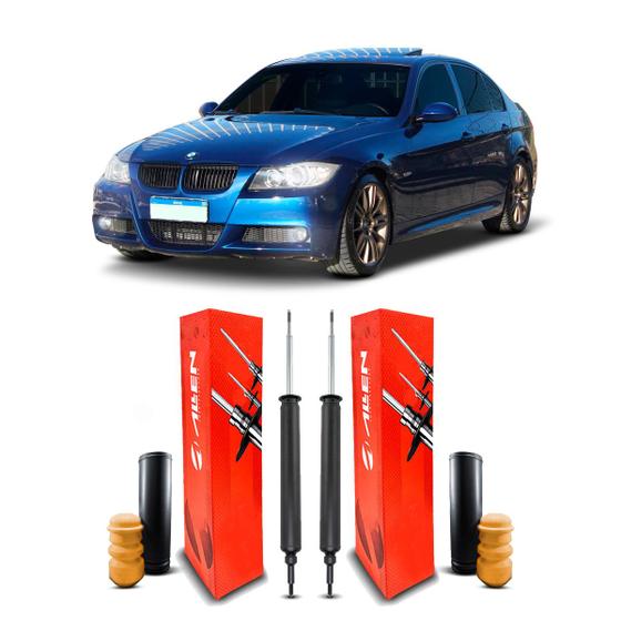 Par Amortecedor + Kit Parcial Batente Coifa Traseiro Suspensão Traseira ...