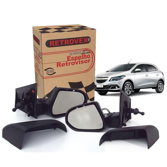 Par De Espelho Retrovisor Com Controle Manual Retrovex Onix prisma Kit826 - Retrovisores de ...