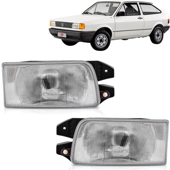 Par de Farol H4 Gol 91 a 95 Modelo Cibie Cromado Ld e Le - ORGUS ...