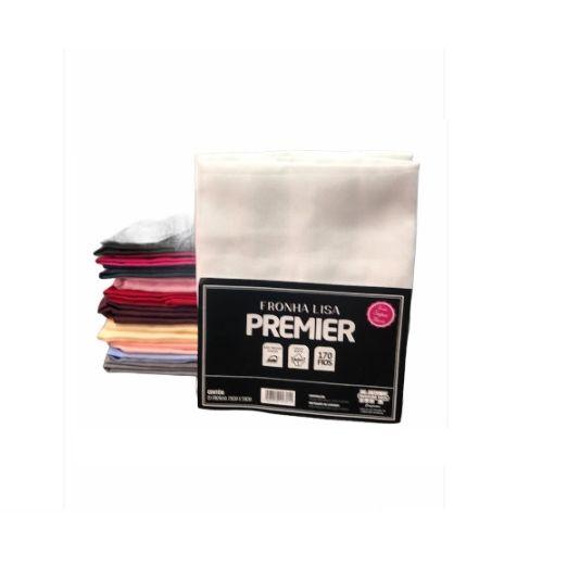 Par de Fronha Travesseiro Premier Padrão 70cm x 50cm Lisa e Estampada ...