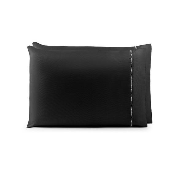 Par de Fronhas 70cm x 50cm 2 Peças Laura Toque Percal 200 Fios 100% ...