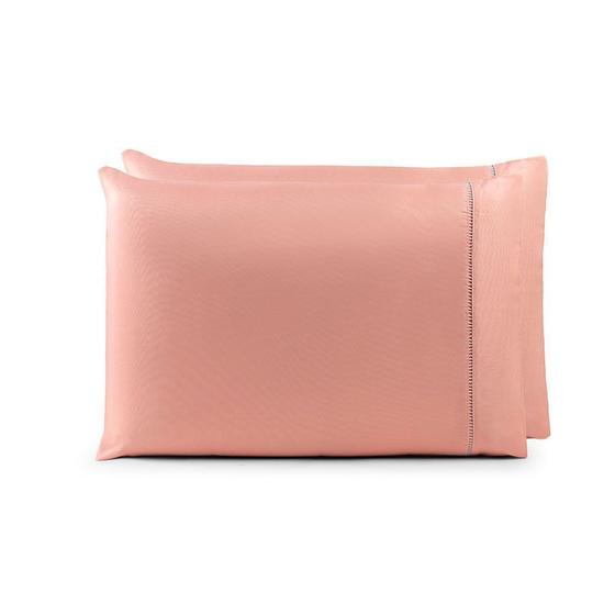 Par de Fronhas 70cm x 50cm 2 Peças Laura Toque Percal 200 Fios 100% ...