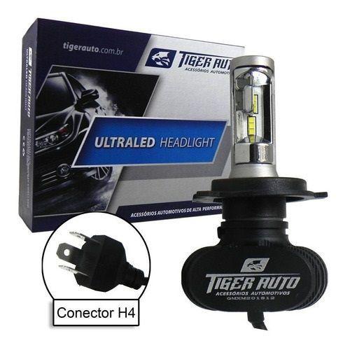 Par Lâmpada Ultra Led H1 H3 H4 H7 H8 H11 H16 H27 HB3 HB4 - Tiger Auto ...