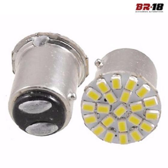 Par Lâmpadas LED 2 Polos 12V Branca Aplicação na Lanterna Freio - Tech ...