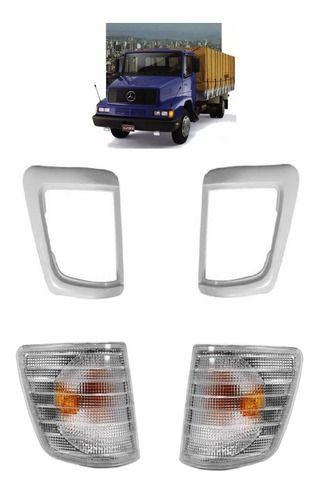 Par Lanterna Da Seta E Moldura para Caminhão Mb 1620 / 1935 / 1618 / 1938ls - PRADOLUX ...
