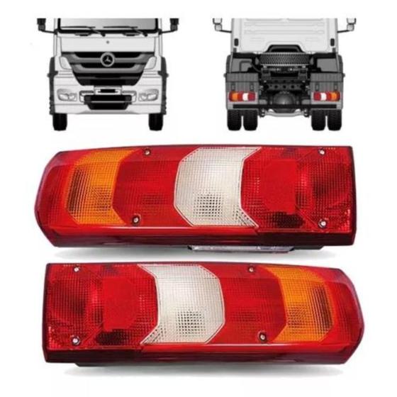 Par Lanterna Traseira Caminhão Mercedes Atego Todos - Pradolux ...
