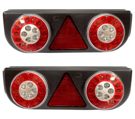 Par Lanterna Traseira Implementos Facchini Pastre Braspoint 3 III LED ...