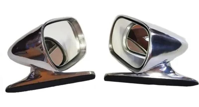 Par Retrovisor Cônico ( Concha) Maverick GT, Adaptável Puma - Alumínio ...