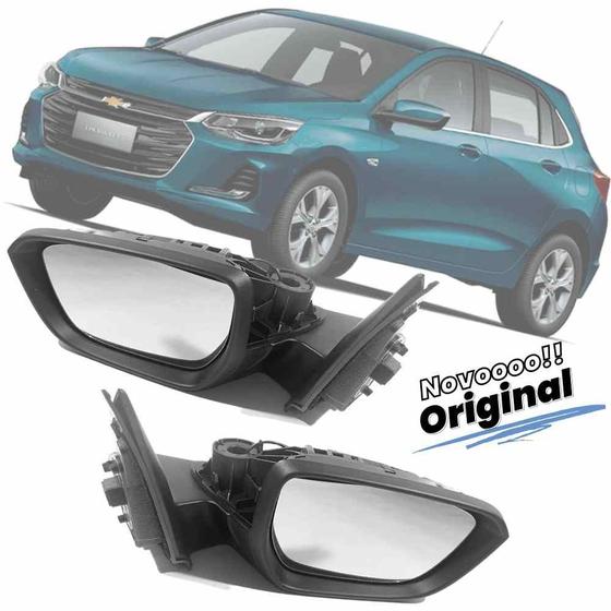 Par Retrovisor Externo Chevrolet Onix Plus Sedan Hatch 2020 2021 Elétrico - GM - Outros ...