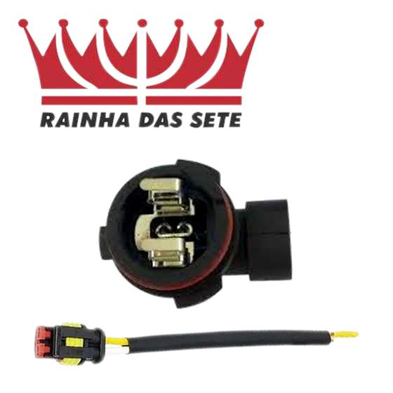 Par Soquete Lâmpada H1 + Conector Plug Com Chicote Universal - RAINHA ...